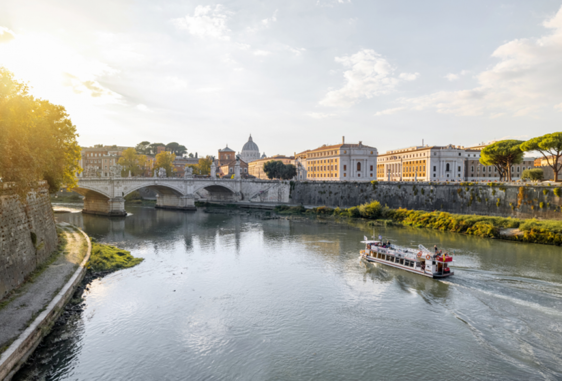Tiber River Boat Rome